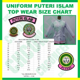 JSM UNIFORM PUTERI ISLAM BAJU PUTERI ISLAM SHIRT TOP WEAR FOR SCHOOL ...