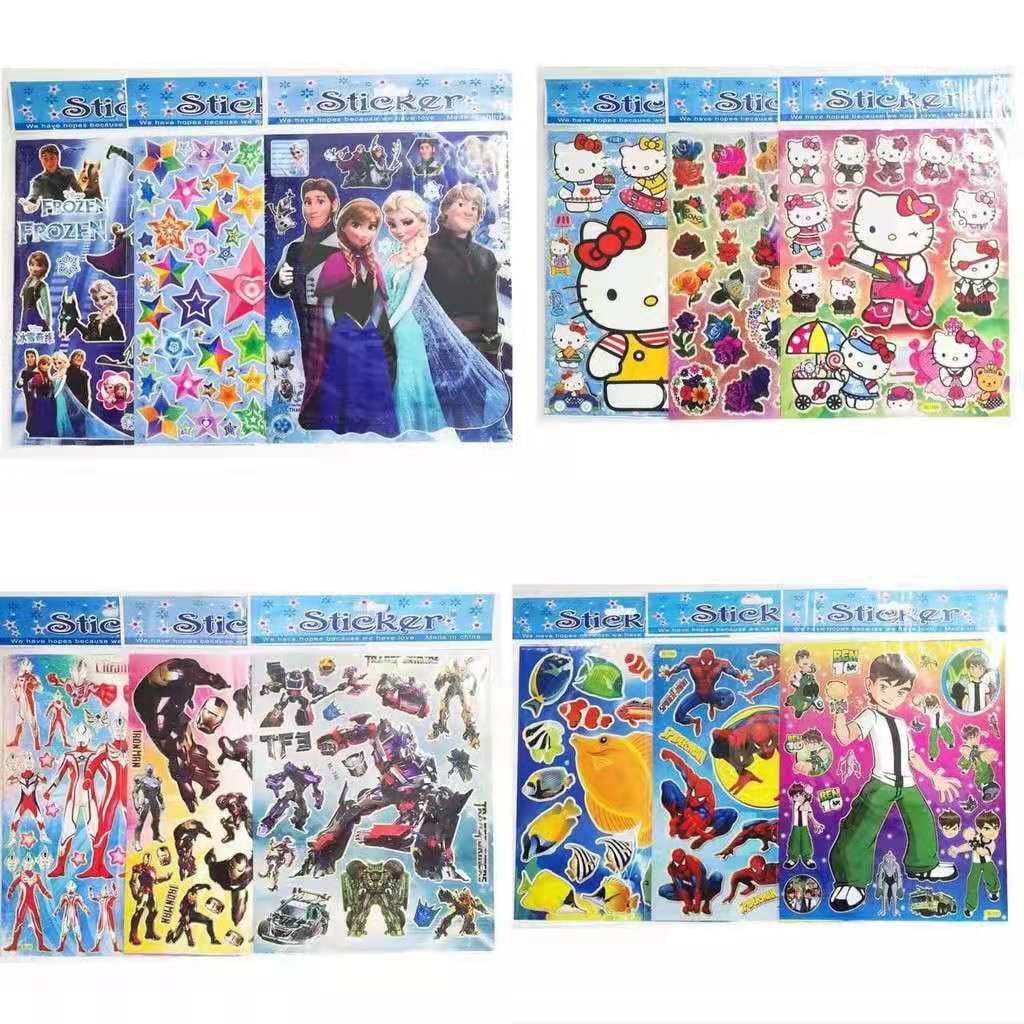 Cartoon Stickers for Kids / Cute Sticker for Kids / Pelekat Comel Budak ...