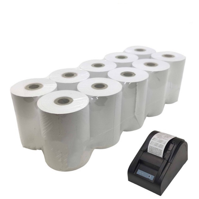 Thermal Receipt Paper Roll Kaunter Cashier Kertas Resit Mesin Printer ...
