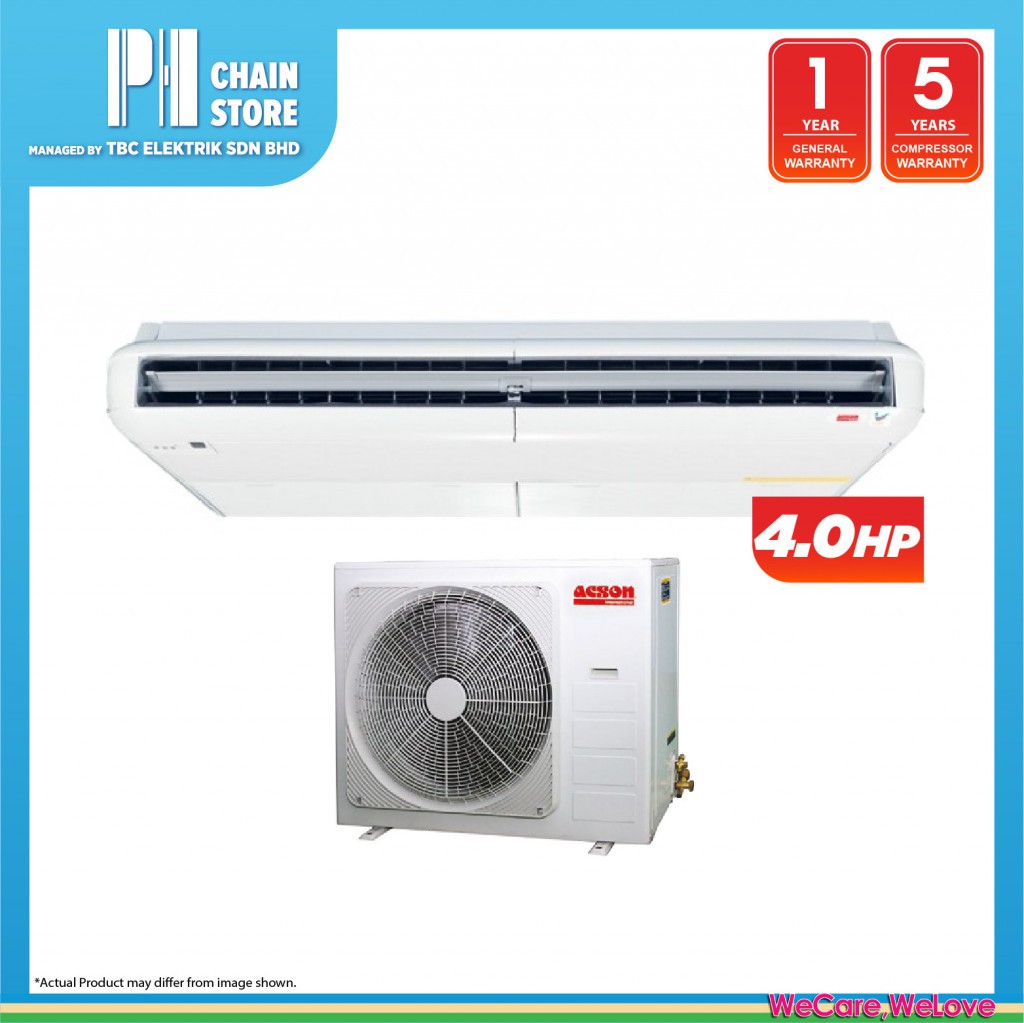 Acson acm40d/alc40d 4.0hp ceiling exposed r22 non-inverter air ...