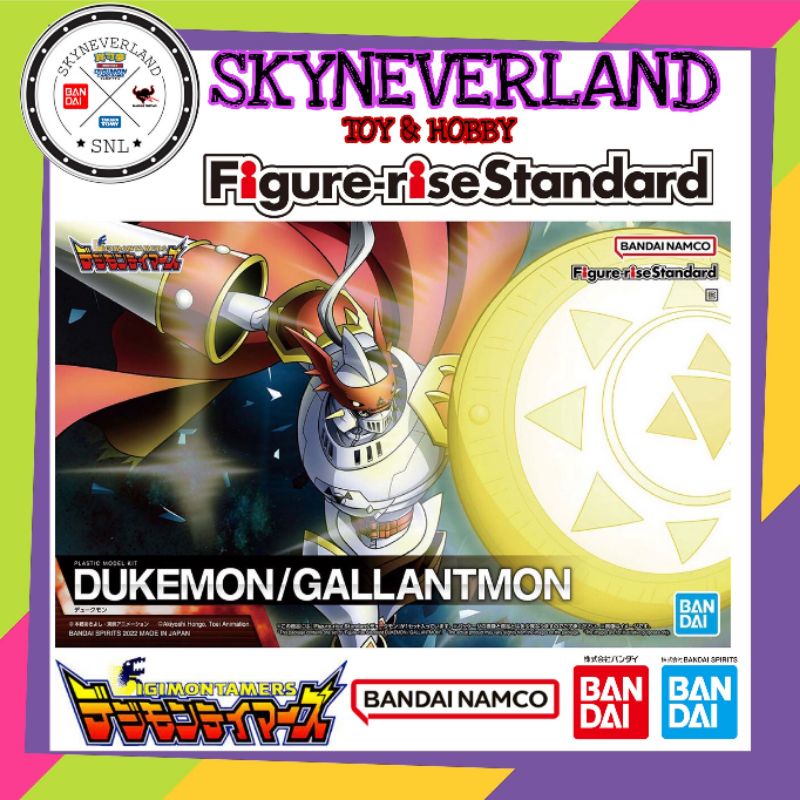 Bandai Figure-rise Standard Digimon Dukemon / Gallantmon | Shopee Malaysia