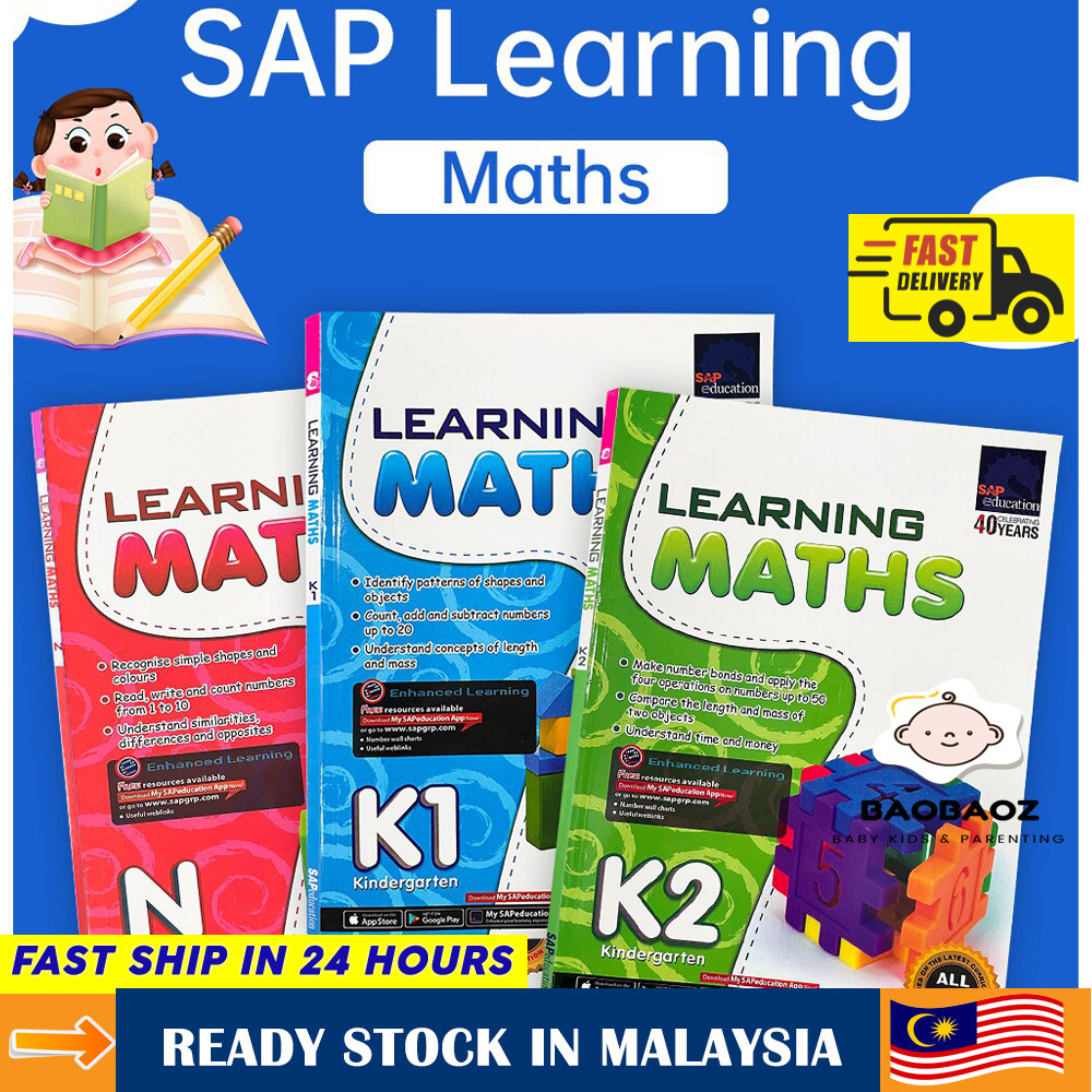 Learning Maths SAP Nursery N / K1 / K2 Singapore Kindergarten Education ...