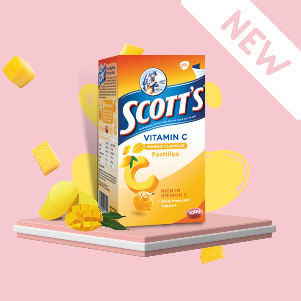 Scott's Vitamin C Pastilles 50s (MANGO) | Shopee Malaysia
