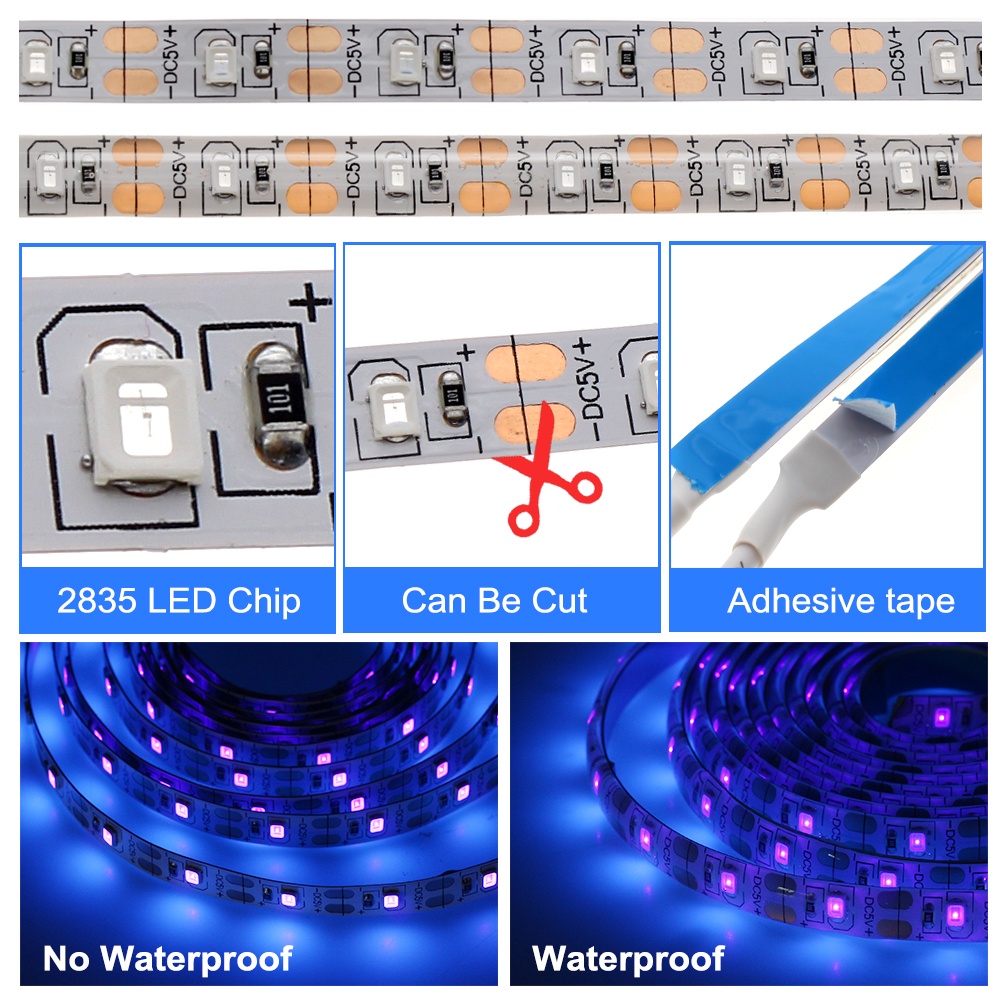 LED strip lights USB 2835 LED light strip SMD dc5v flexibele light tape ...