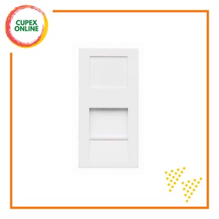 MK EX5453 WHI Module Adaptor For RJ45 & RJ11 (SUIT CAT 5/CAT 6) (cupex ...