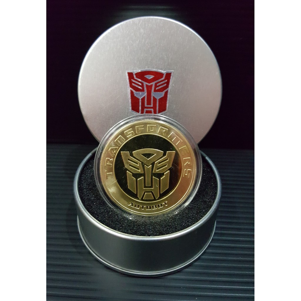 Transformers Collectable Coin (Gold Colour With Logo Autobot and ...