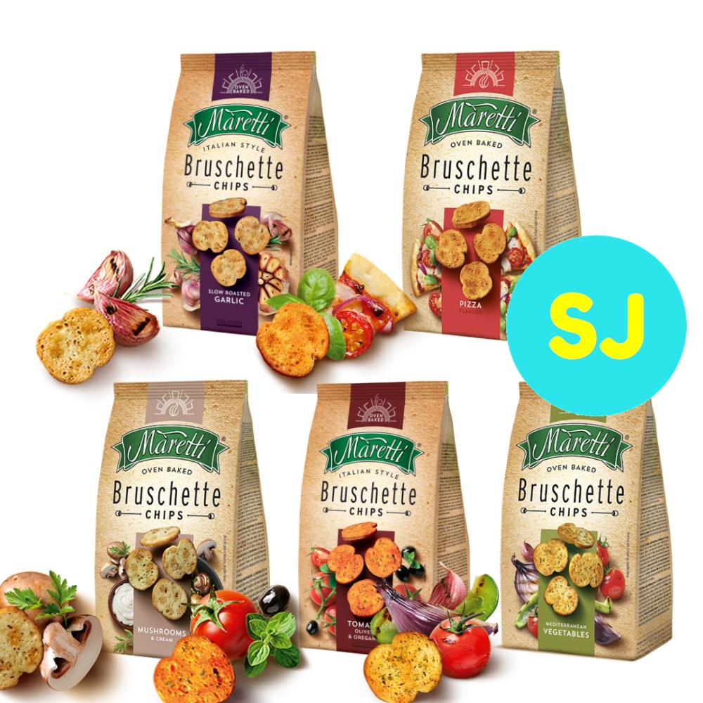 MARETTI Oven Baked Bruschette Chips 70g (Assorted) | Shopee Malaysia