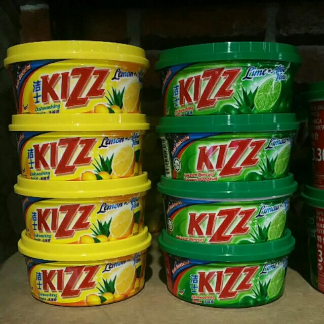 Kizz Dishwashing Paste (Lemon/Lime) 400g | Shopee Malaysia