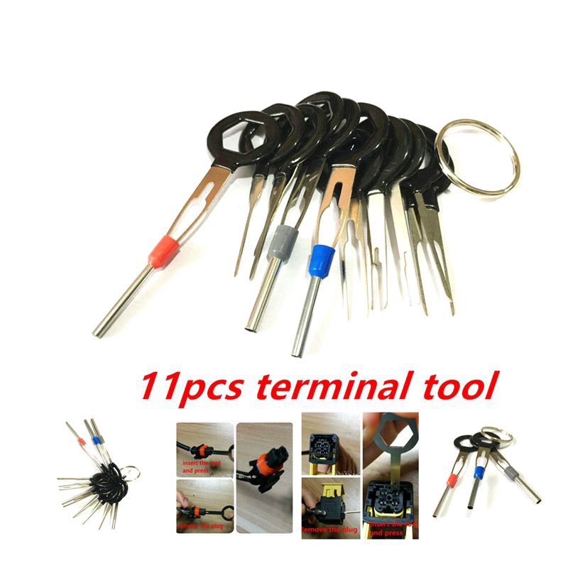 11Pcs Connector Pin Extractor Terminal Removal Tool Car Electrical ...
