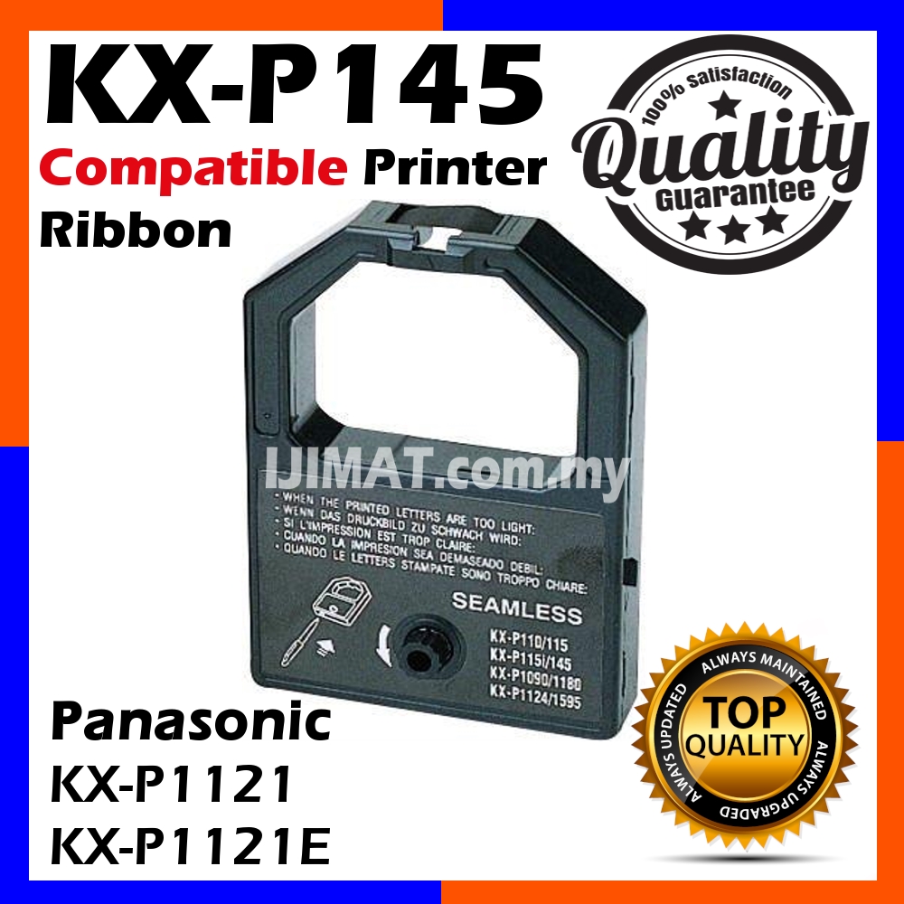 Panasonic kx-p1121e kx-p1121 kx-p145 compatible ribbon cartridge kxp ...