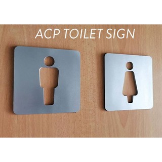 Modern ACP Toilet Sign Restroom Sign Bathroom Washroom Sign Men Women ...