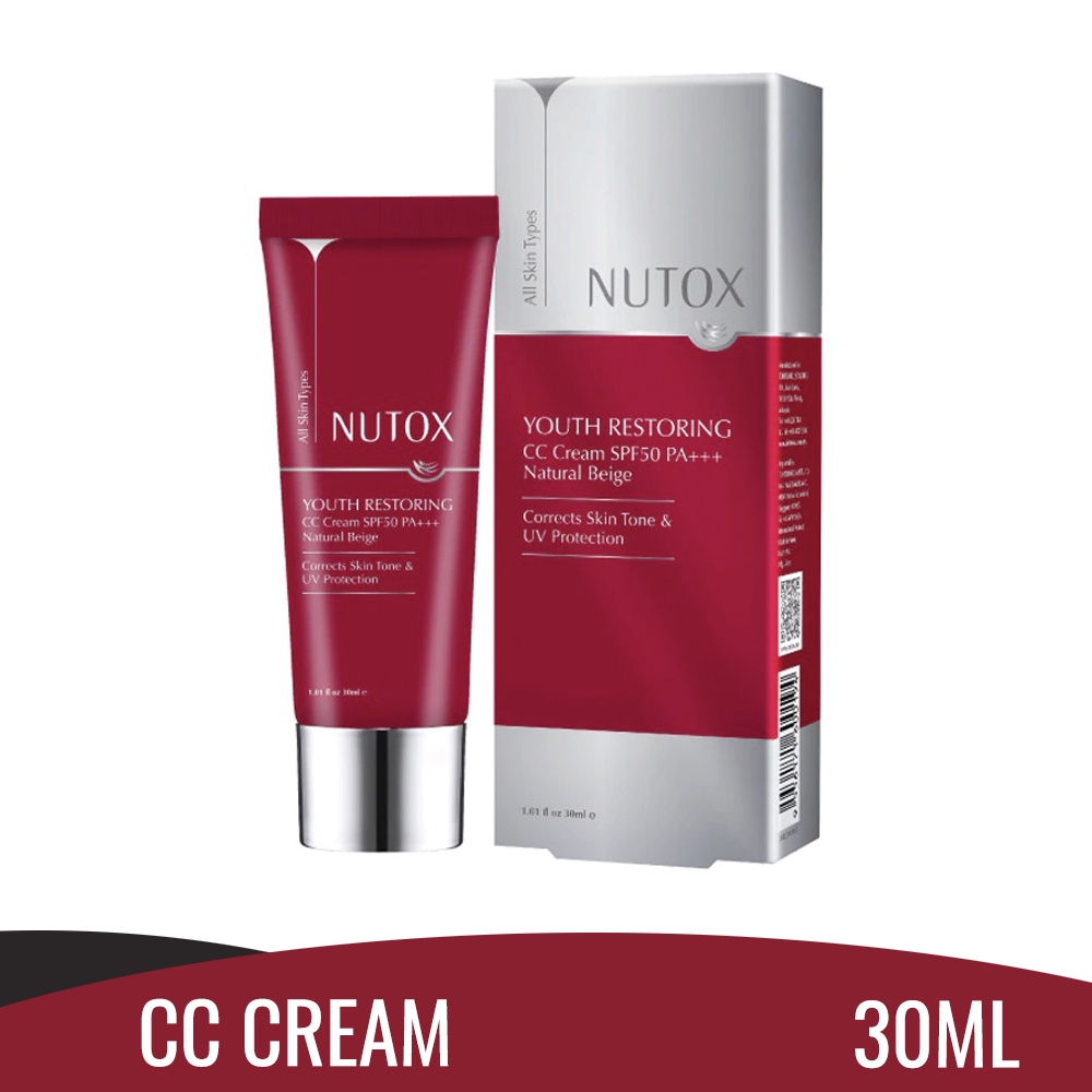 NUTOX Youth Restoring CC Cream SPF50 PA++ Natural Beige & Light Beige ...