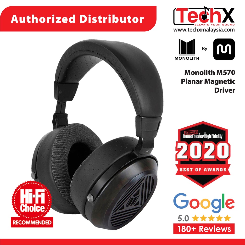 Monolith M570 Planar Magnetic Driver Headphone by Monoprice | Shopee ...