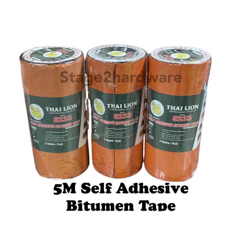 5M SAF Self Adhesive TAPE Fix Roof Leak Proof Solution Bitumen Tape ...