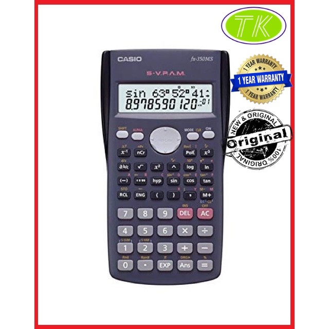 Casio fx-350ms scientific calculator | Shopee Malaysia