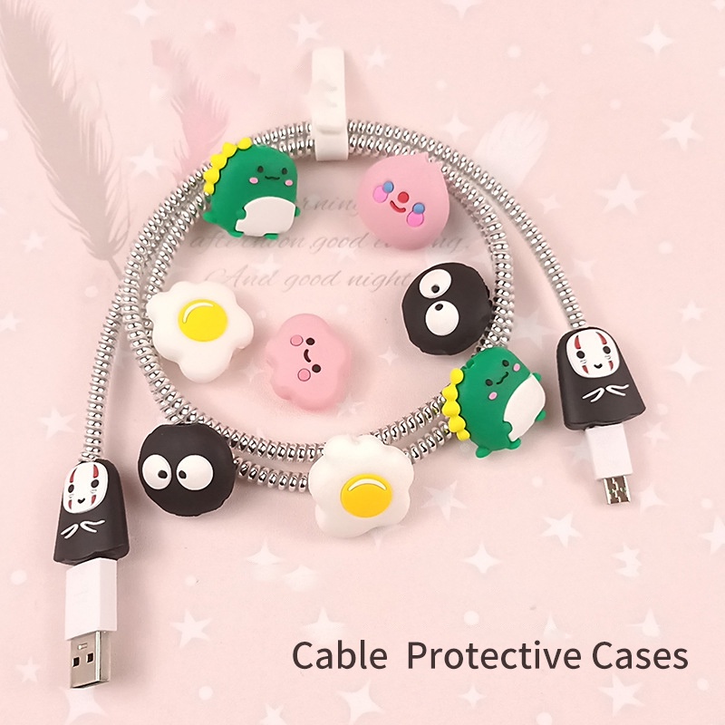 KUULAA Randomly Send Kawaii Cute Animal Cartoon Cable Protector Bite ...