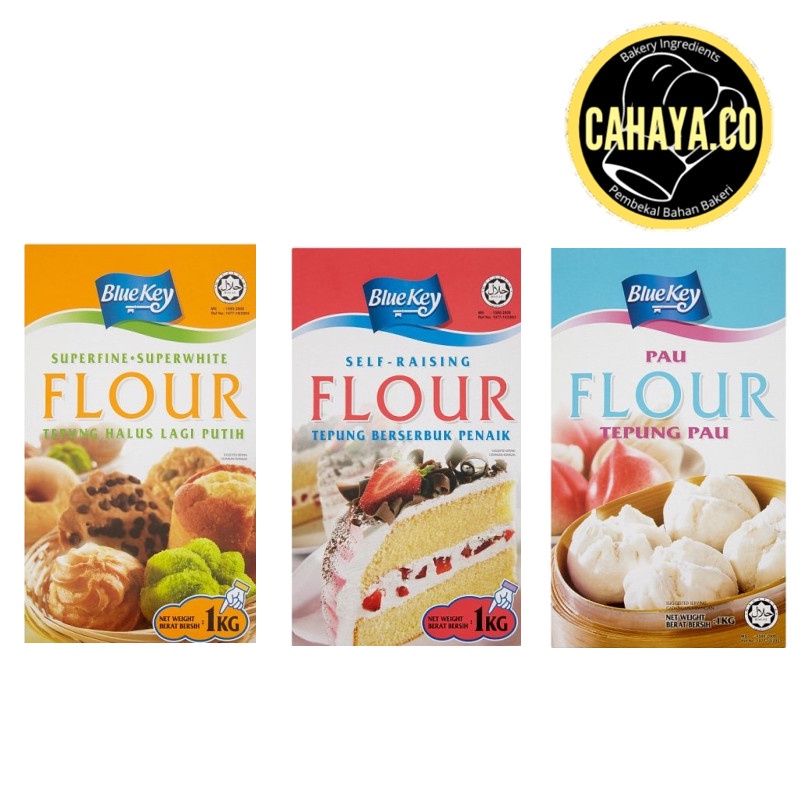 Blue Key Flour(Self-Raising Flour / Superfine Superwhite Flour / Pau ...