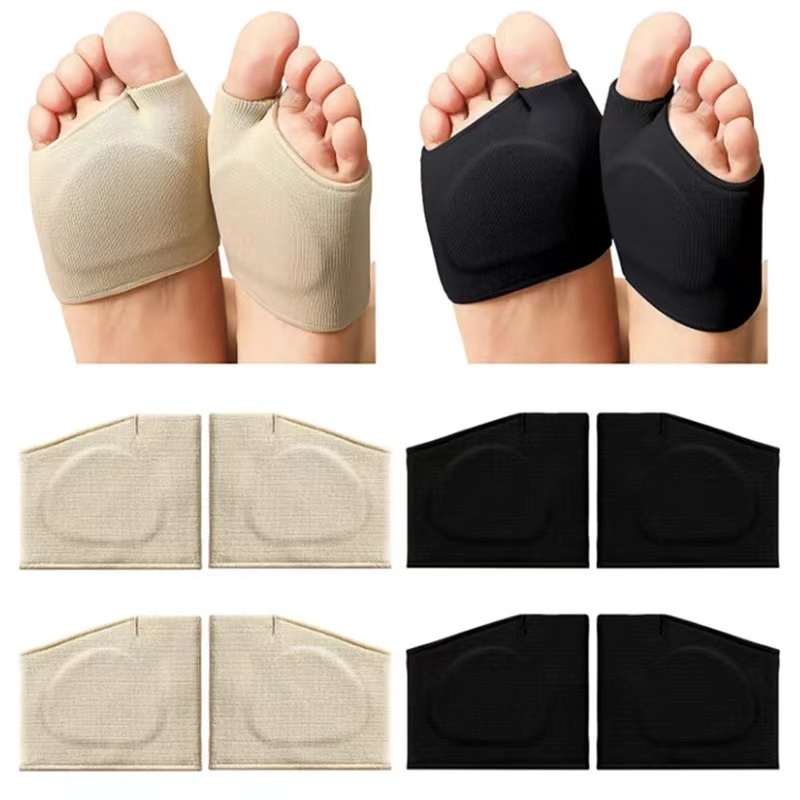 Gel Sleeve Painful Metatarsal Heads Forefoot Pads Support Metatarsalgia ...