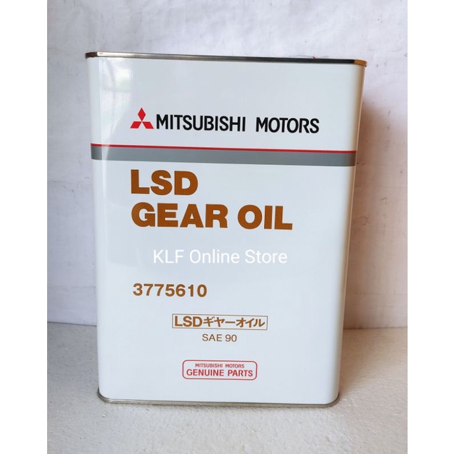 Mitsubishi Original LSD SAE90 Gear Oil 4Liter 3775610 | Shopee Malaysia
