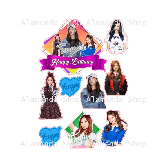 TZUYU TWICE CAKE TOPPER | Shopee Malaysia