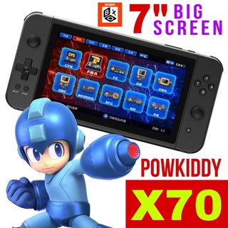 Powkiddy X70 7 inches games console retro handheld 7” big HD screen ...
