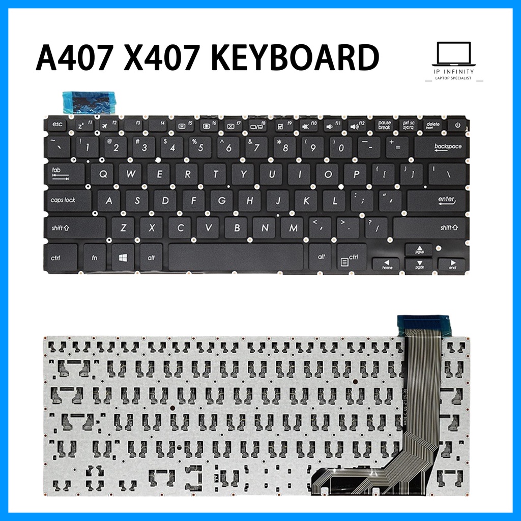 ASUS A407 A407MA A407UB /UF X407 X407UBR /UA /UB KEYBOARD | Shopee Malaysia