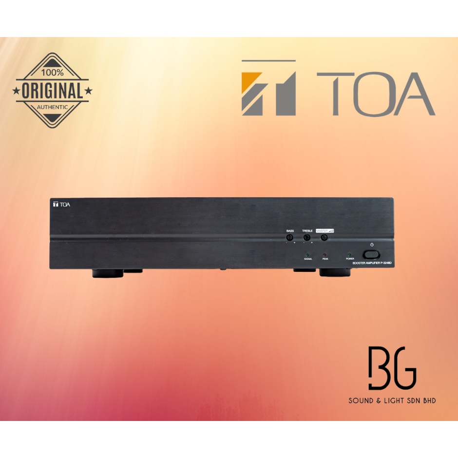 TOA P3248D Digital Booster Amplifier 480W | Shopee Malaysia