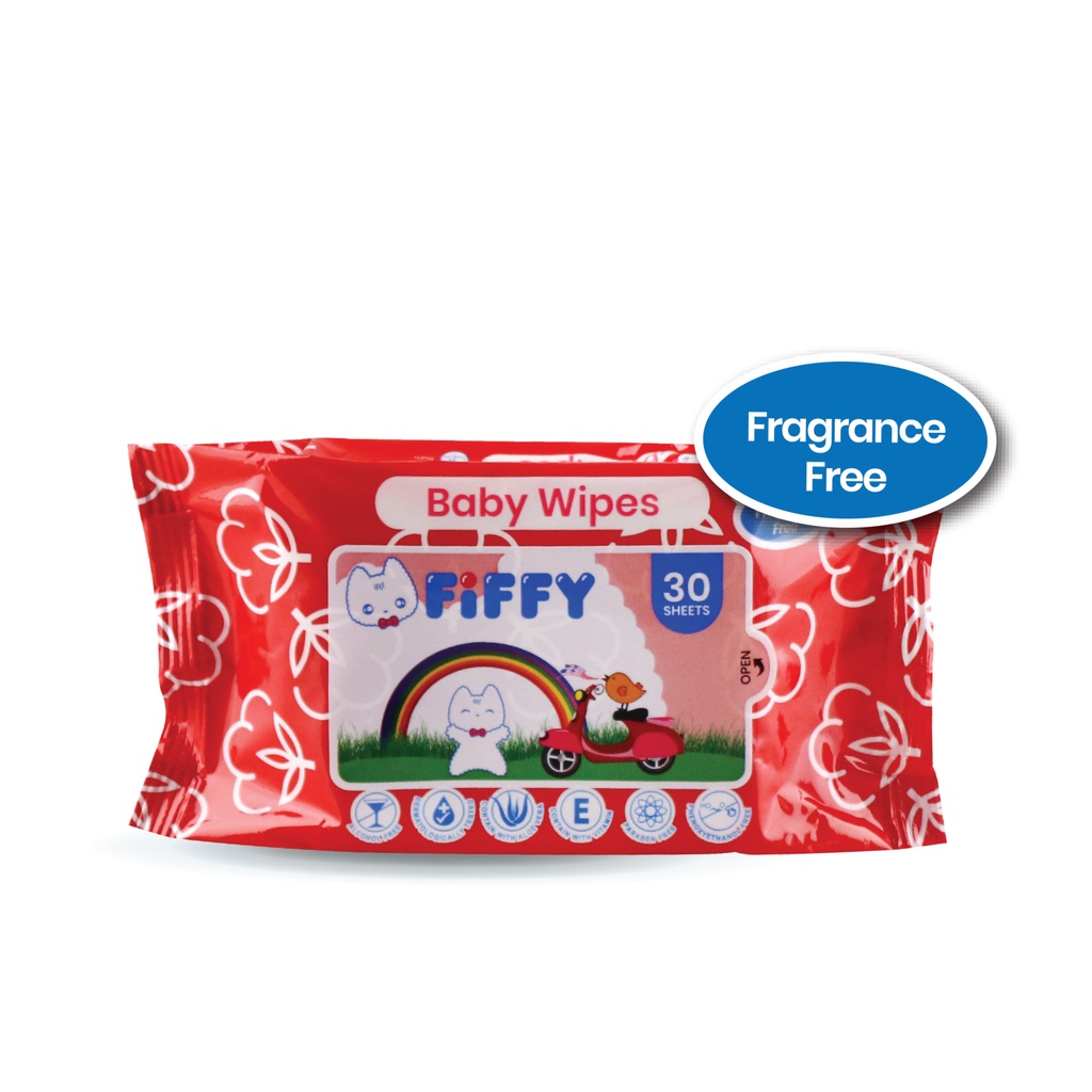 FIFFY BABY WIPES FRAGRANCE FREE 30'S X 2 | Shopee Malaysia