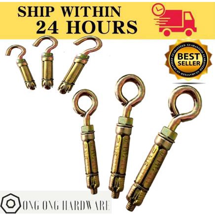 Sheep Eye Pull Screw M6 M8 M10 Belt Expansion Hook O-Type/Close-Type ...