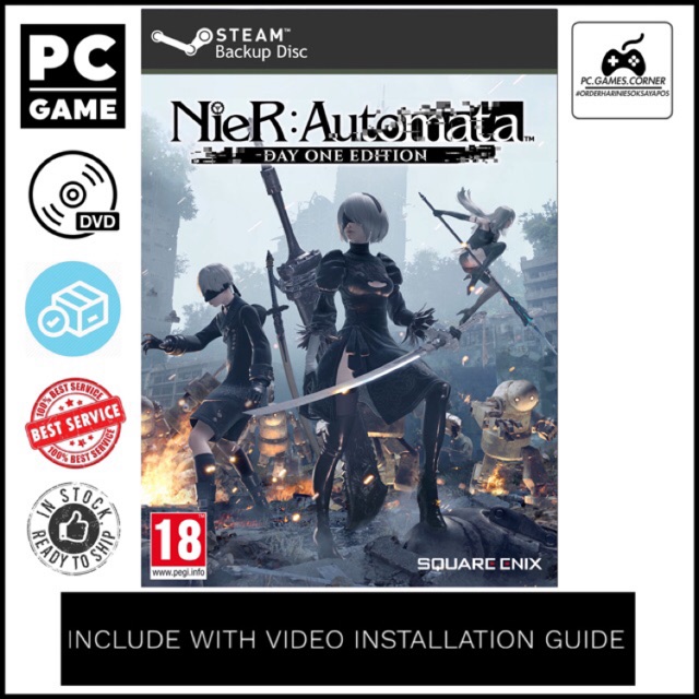 [PC Game] NieR Automata Day One Edition - Offline [DVD] | Shopee Malaysia