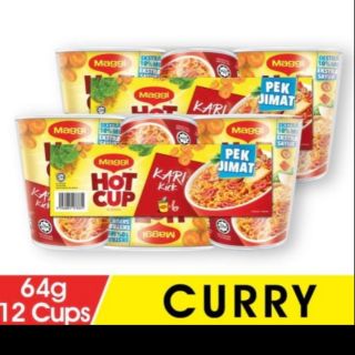 MAGGI Hot Cup Curry (59gx12) | Shopee Malaysia