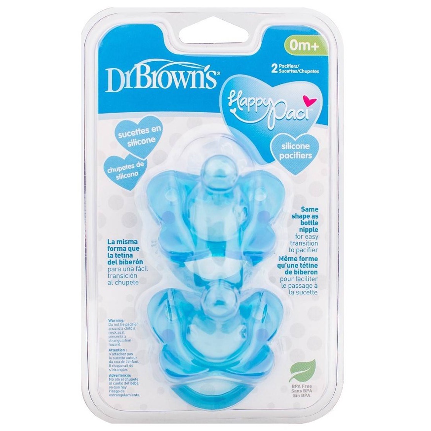 Dr Brown's Happy Paci Blue (0-6) Twin Pack | Shopee Malaysia