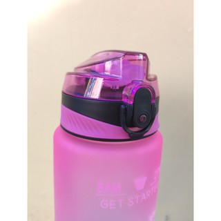 1000ml Sport Bottle with time marker, Botol Viral Tiktok, Botol air ...