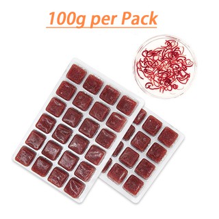 Frozen Bloodworm 24 Cube Cacing Beku Pack 100g Per Pack | Shopee Malaysia