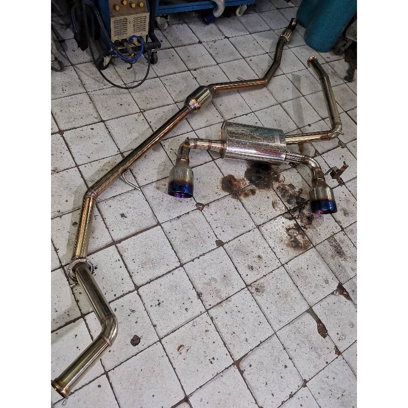 Myvi 3rd Generations Stainless Steel Exhaust Piping Sflow | Shopee Malaysia
