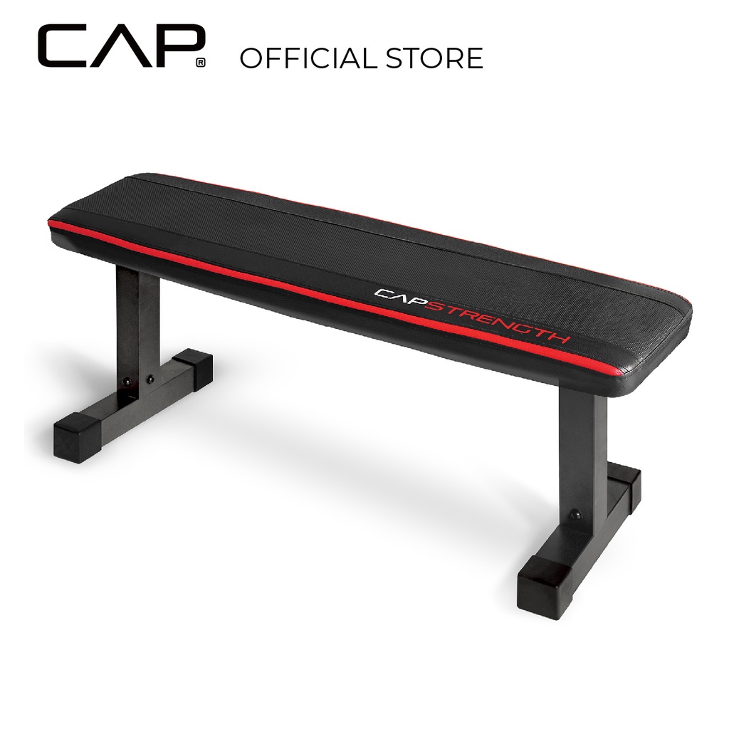 CAP Strength Flat Utility Weight Bench Fitness Gym Press Dumbbell ...