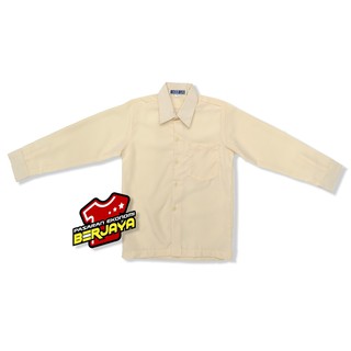 Baju Kemeja Pengawas Sekolah Rendah/Menengah/MRSM Lengan Panjang Beige ...