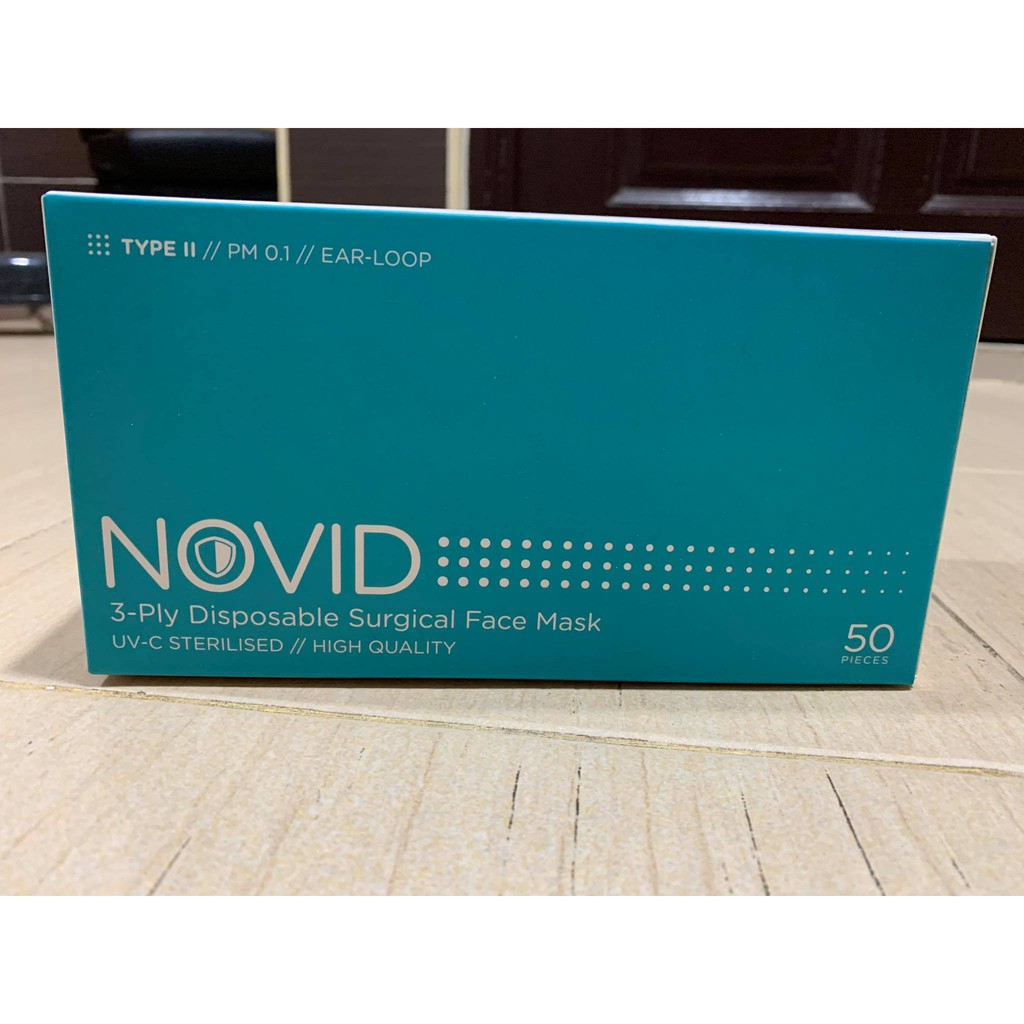 [READY STOCK] NOVID 3 PLY DISPOSABLE FACE MASK | Shopee Malaysia