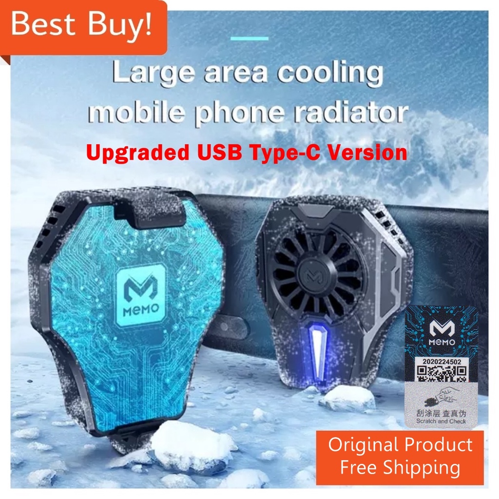 [ORIGINAL] MEMO DL01 Gaming Mobile Phone Cooler Cooling Radiator ...