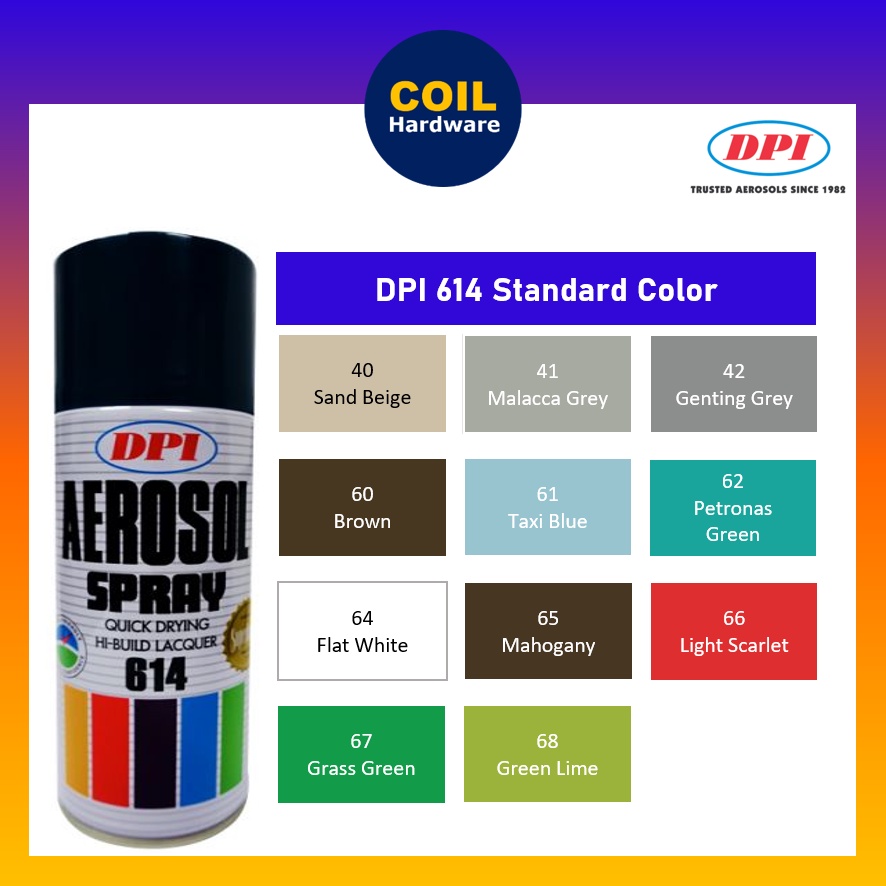 [Standard] DPI 614 Aerosol Spray Paint | Anchor Spray Paint | Standard ...