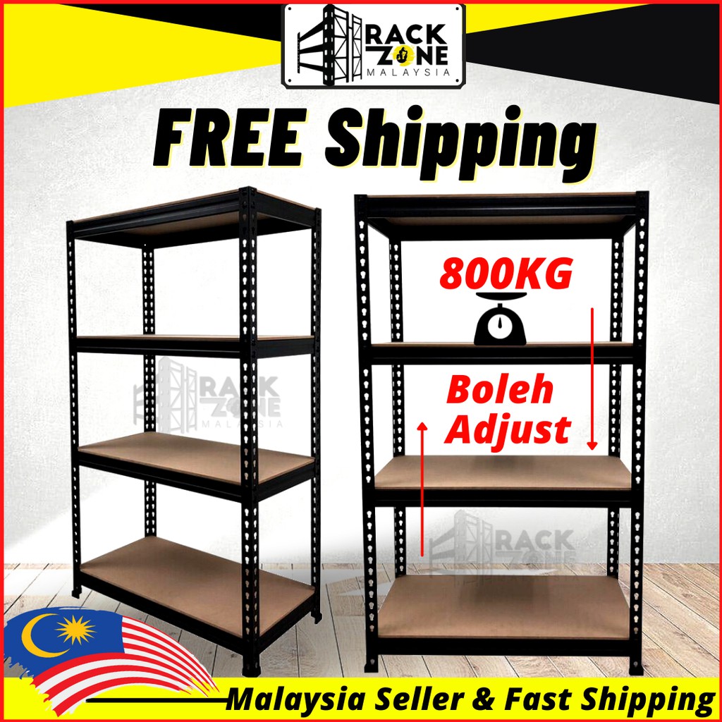 Rak Besi Bertingkat Storage Rack Metal Rack Rak Besi Boltless Rack ...