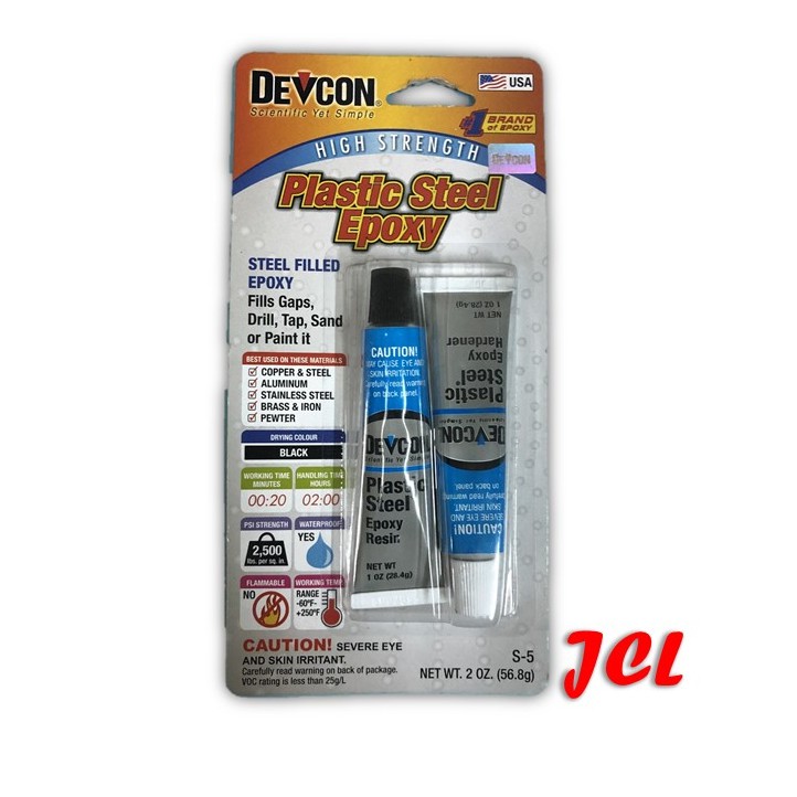 DEVCON Plastic Steel Epoxy, 2 OZ. (56.8G) | Shopee Malaysia