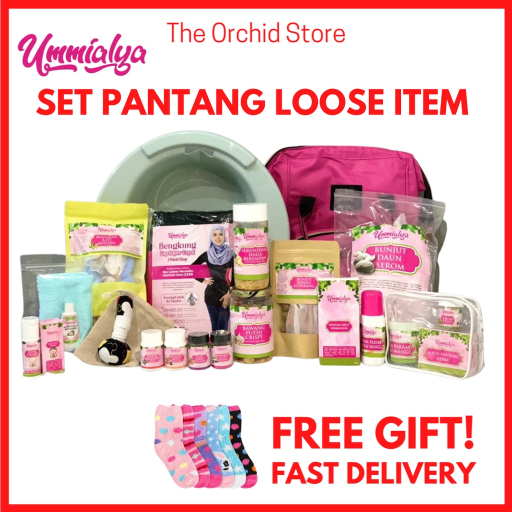SET BERPANTANG BERSALIN / SET PANTANG LENGKAP UMMIALYA / HERBA BERSALIN ...