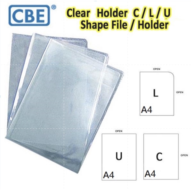 CBE Clear Document Holder C shape 9101A/U shape 9102A/L shape 1466A ...