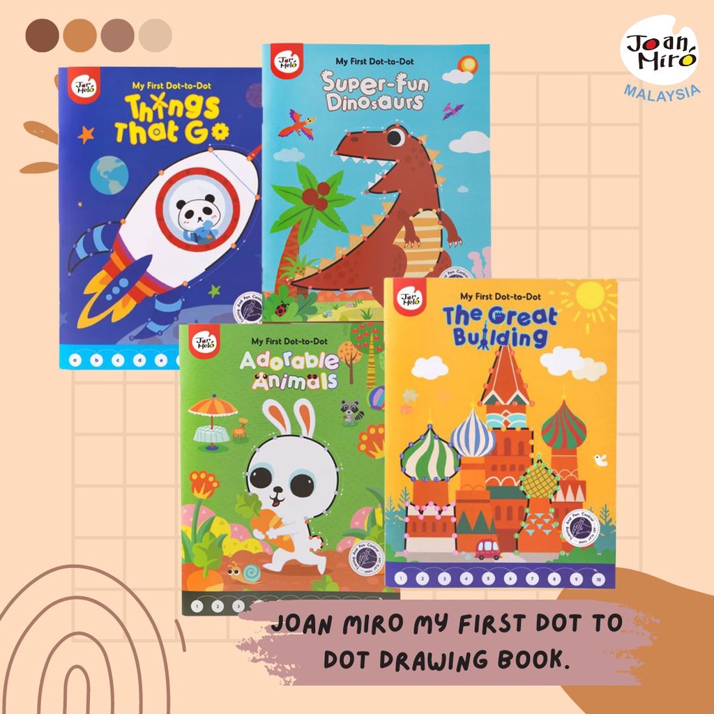 JM30Joan Miro My First Dot to Dot Drawing book - Adorable animals/The ...