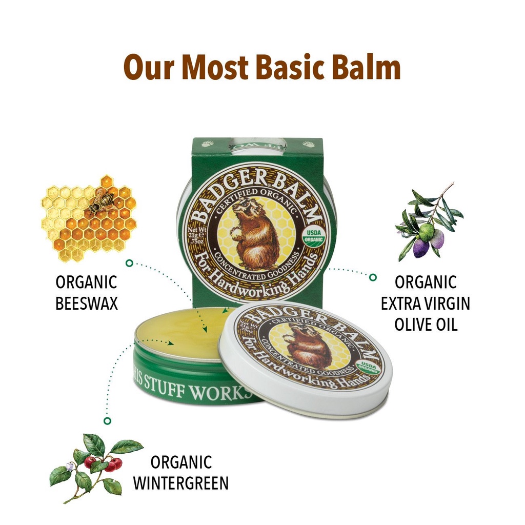 Badger Balm, For Hardworking Hands 21g | Shopee Malaysia