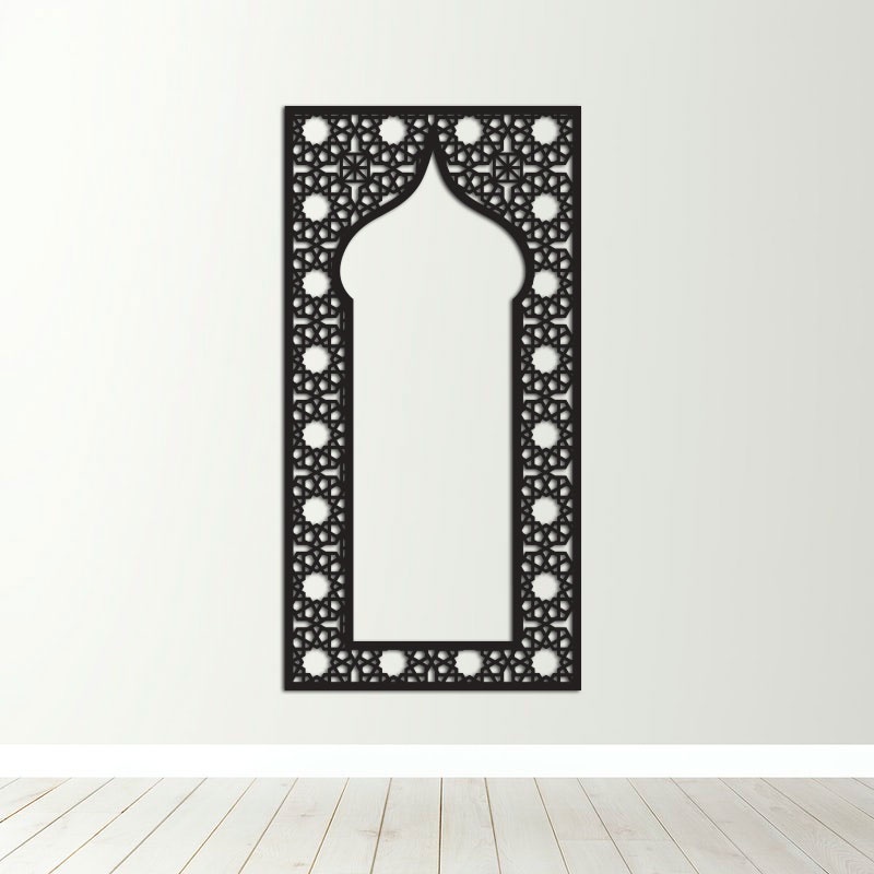 3D Islamic Pattern Cut Out Wall Art Kubah Mihrab Kerawang Islamic ...