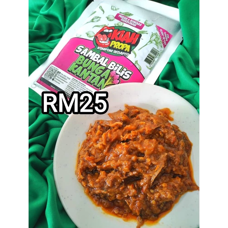 SAMBAL BILIS BUNGA KANTAN BY KIAH PROPA | Shopee Malaysia