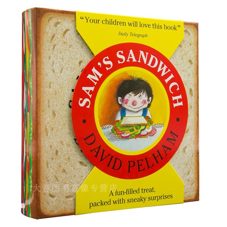 Education Books Sam's Sandwich David Pelham Board Book English Activity ...