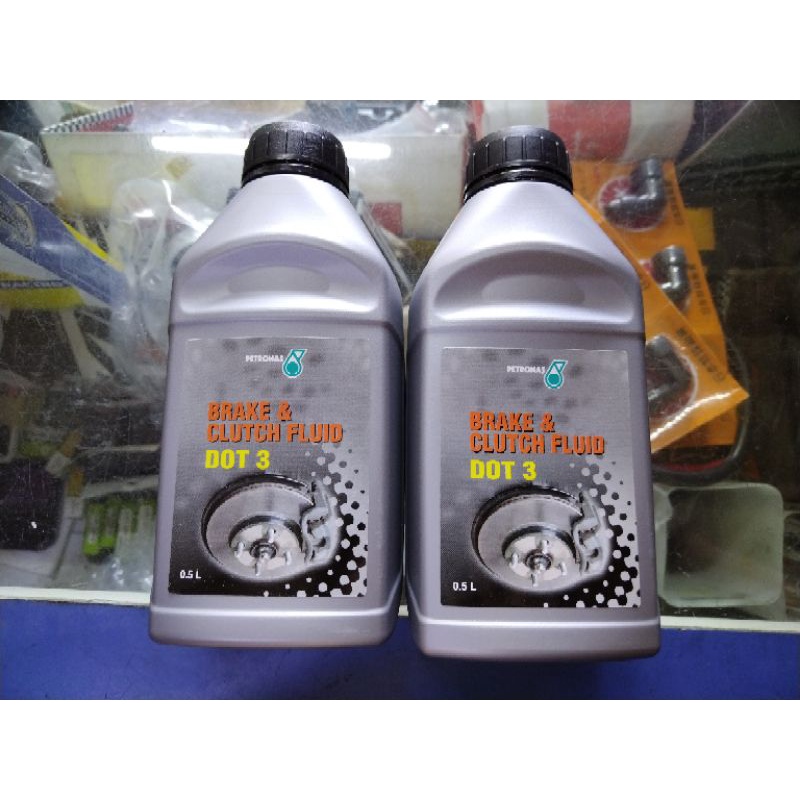 PETRONAS Brake and Clutch Fluid minyak brake DOT 3 (500ml) | Shopee ...